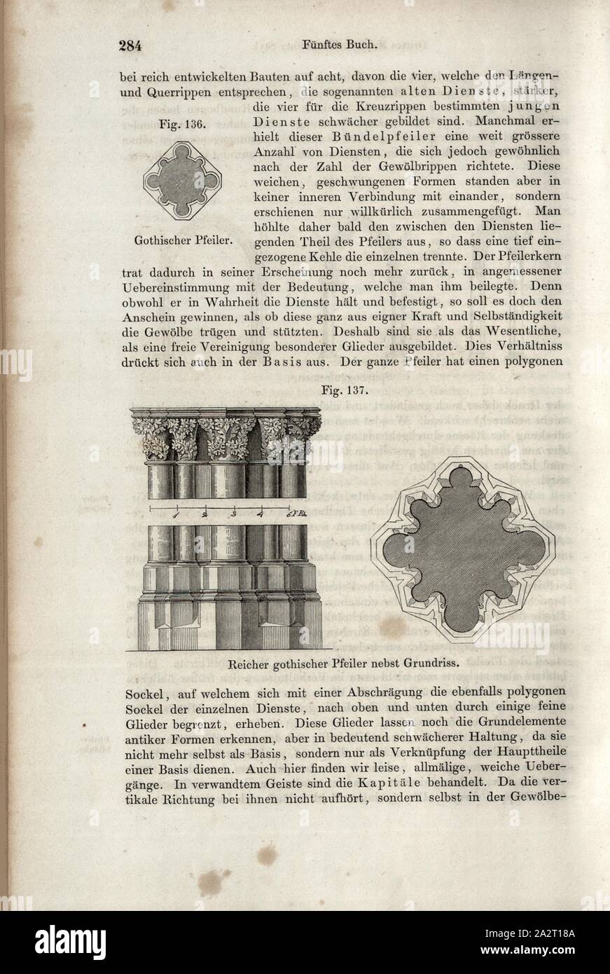 Gothic pillar and rich Gothic pillar along with floor plan, Gothic ...