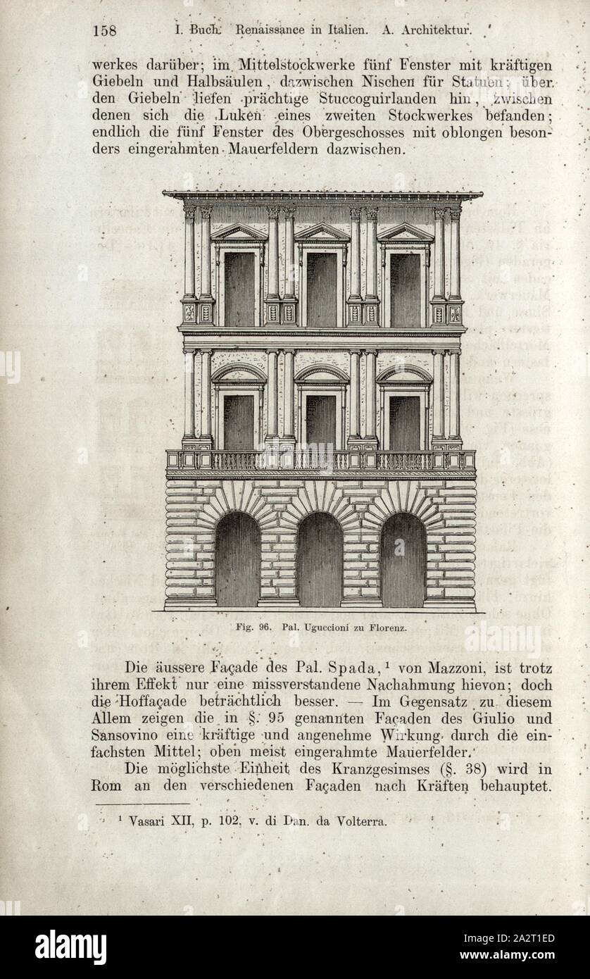 Pal. Ugoccioni to Florence, Facade of Palazzo Uguccioni at Piazza della ...