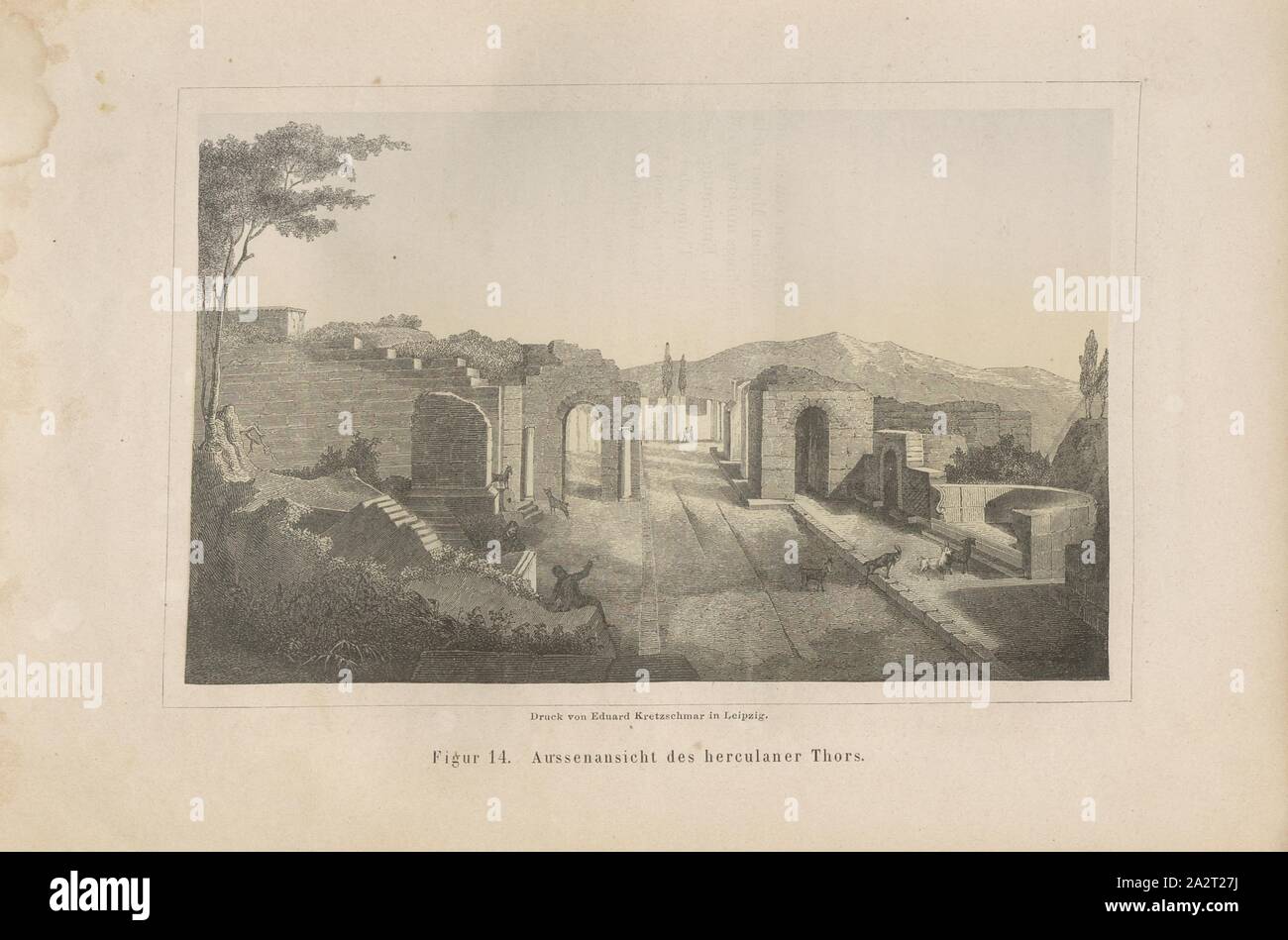 Hercules gate in pompeii hi-res stock photography and images - Alamy