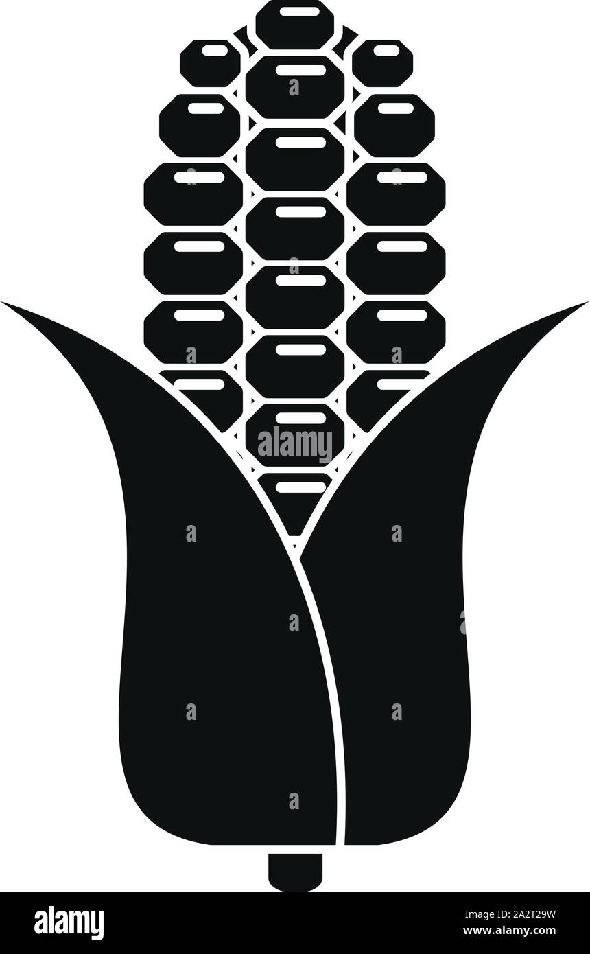 Agriculture corn icon. Simple illustration of agriculture corn vector ...