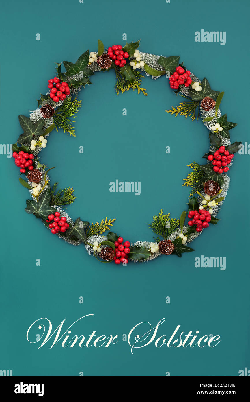 Solstice wreath hi-res stock photography and images - Alamy