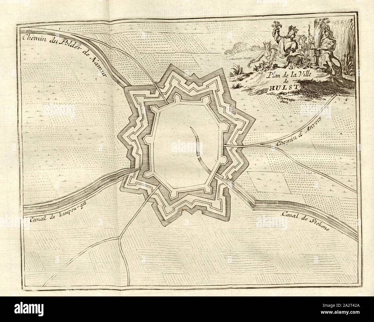 Liege city map hi-res stock photography and images - Alamy