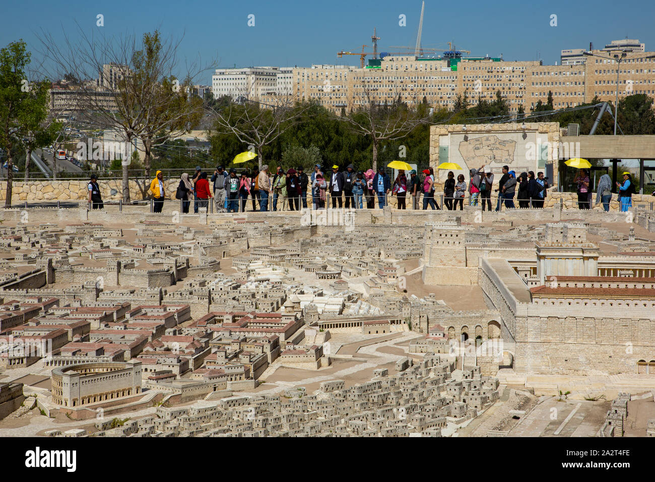 Holyland Model of Jerusalem scale model of the city of Jerusalem in the ...