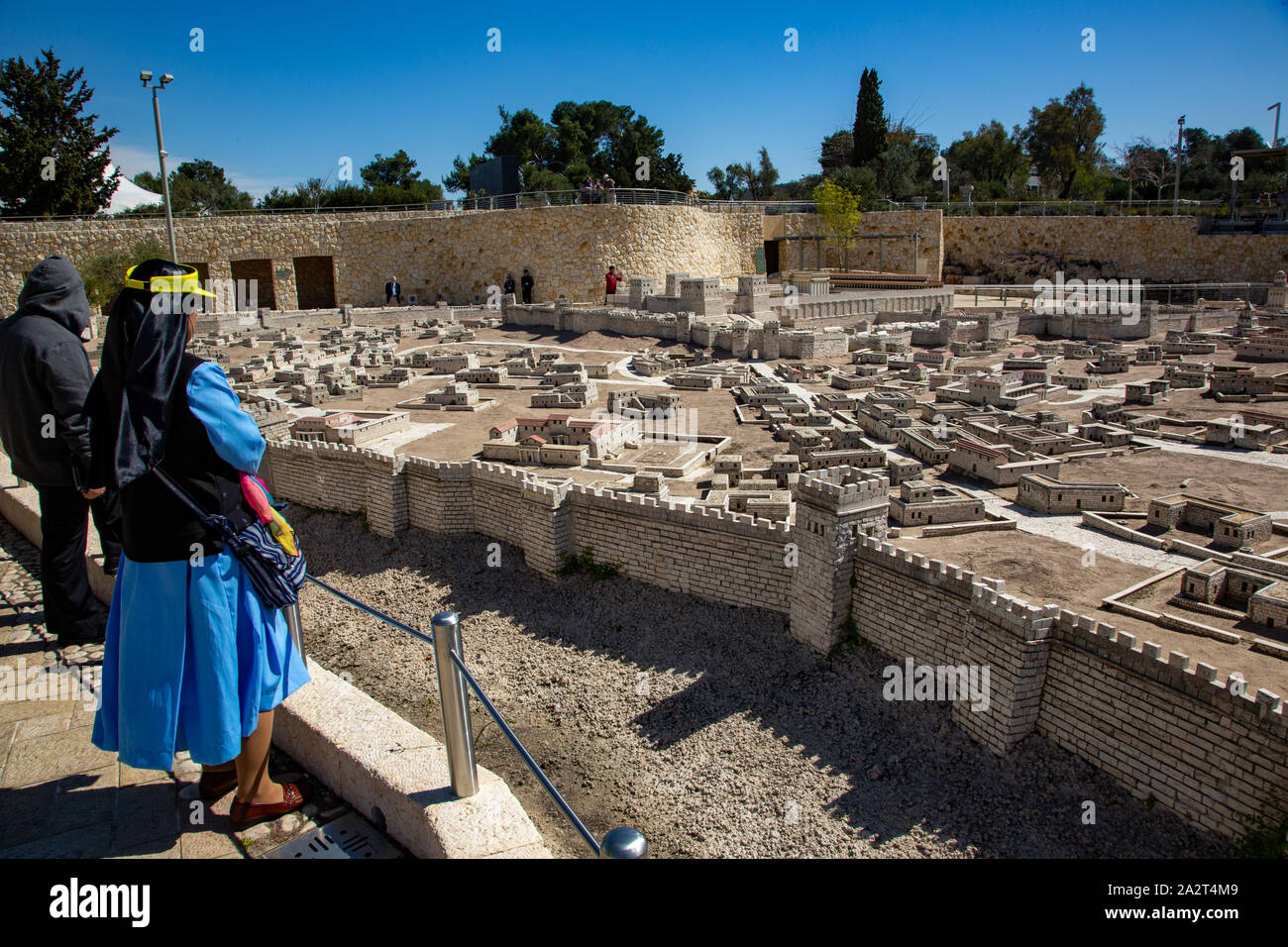 Holyland Model of Jerusalem scale model of the city of Jerusalem in the ...