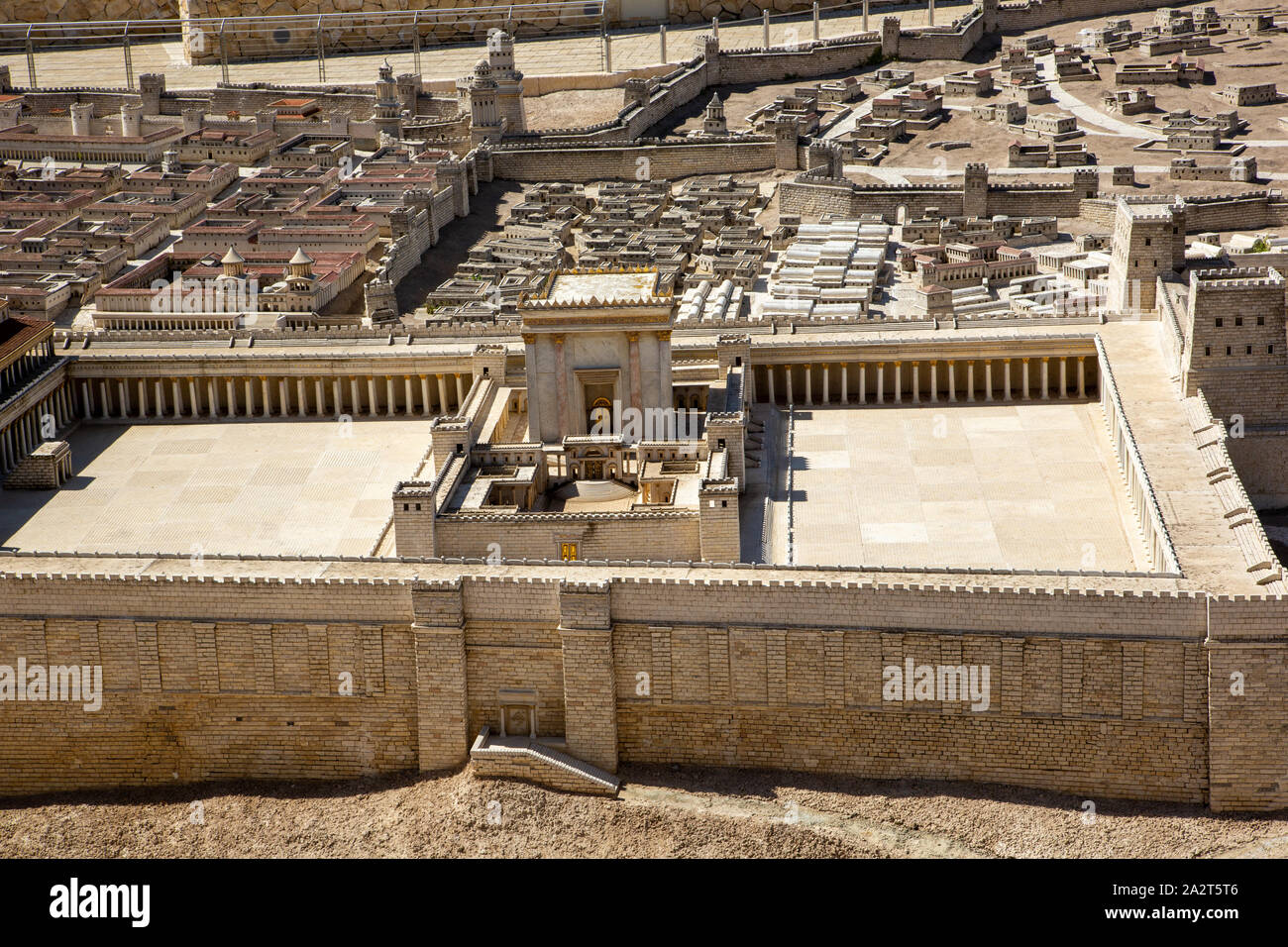 Herods Temple Model In Holyland Model Of Jerusalem Scale Model Of The City Of Jerusalem In The