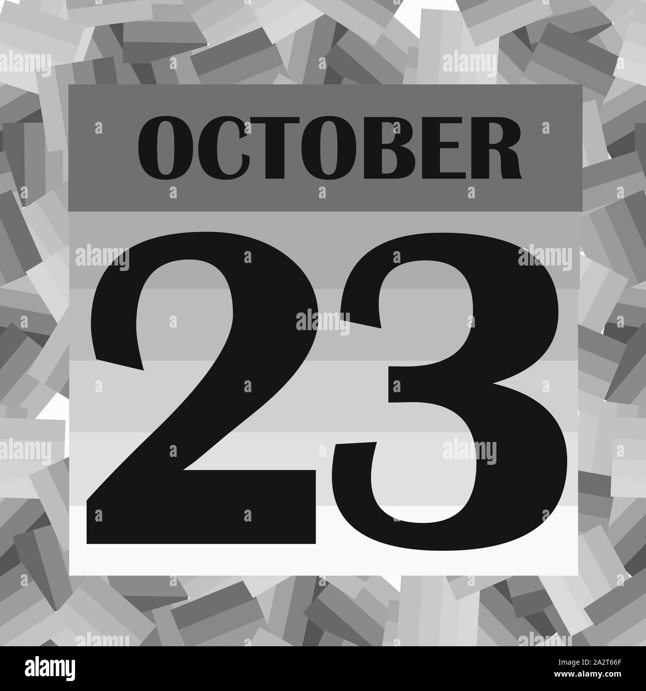 October 23 icon. For planning important day. Banner for holidays and ...