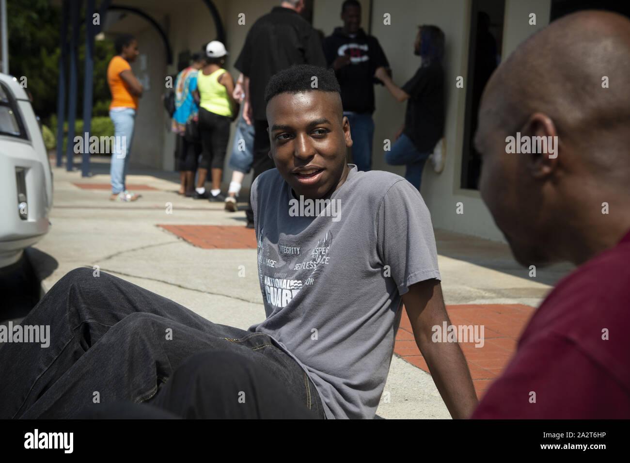 May 22, 2019, Atlanta, GA: Brenden Mercer, 21, spends his days stuck in ...