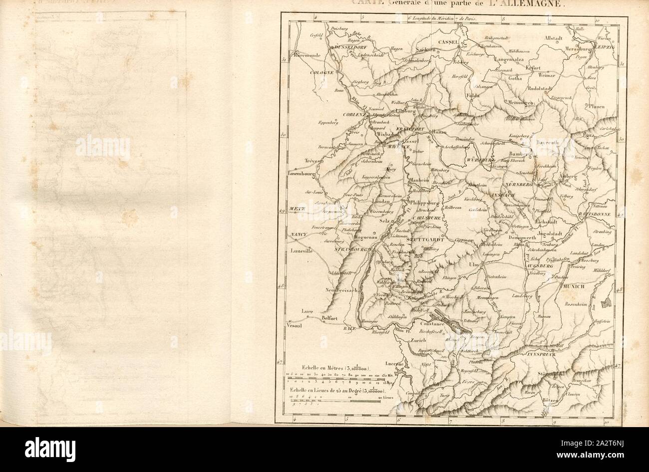 Munich map hi-res stock photography and images - Alamy