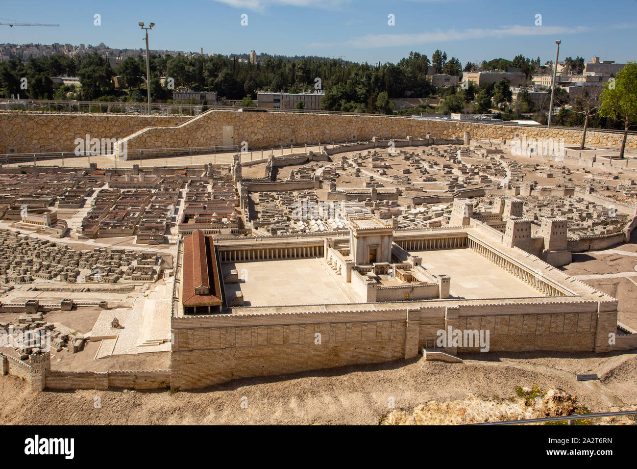 Herods Temple Model In Holyland Model Of Jerusalem Scale Model Of The City Of Jerusalem In The