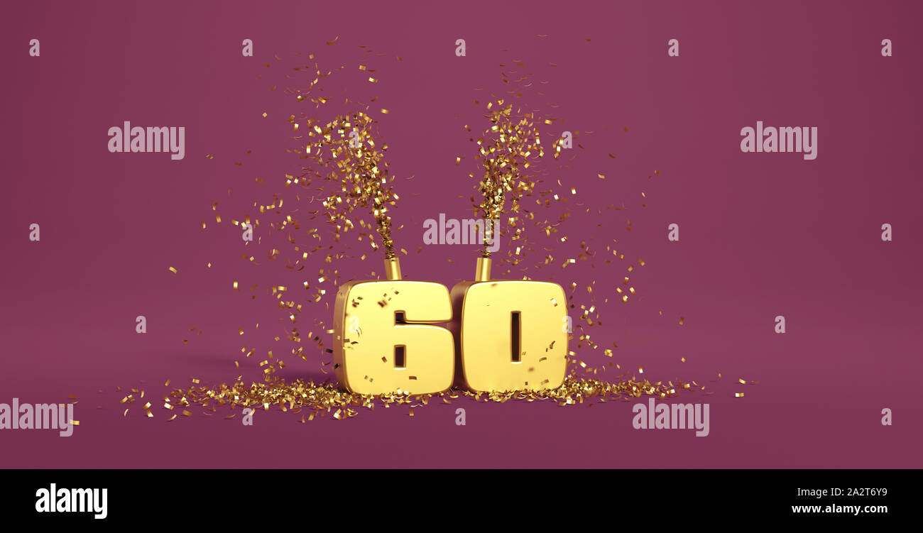 60th birthday invitation hi-res stock photography and images - Alamy