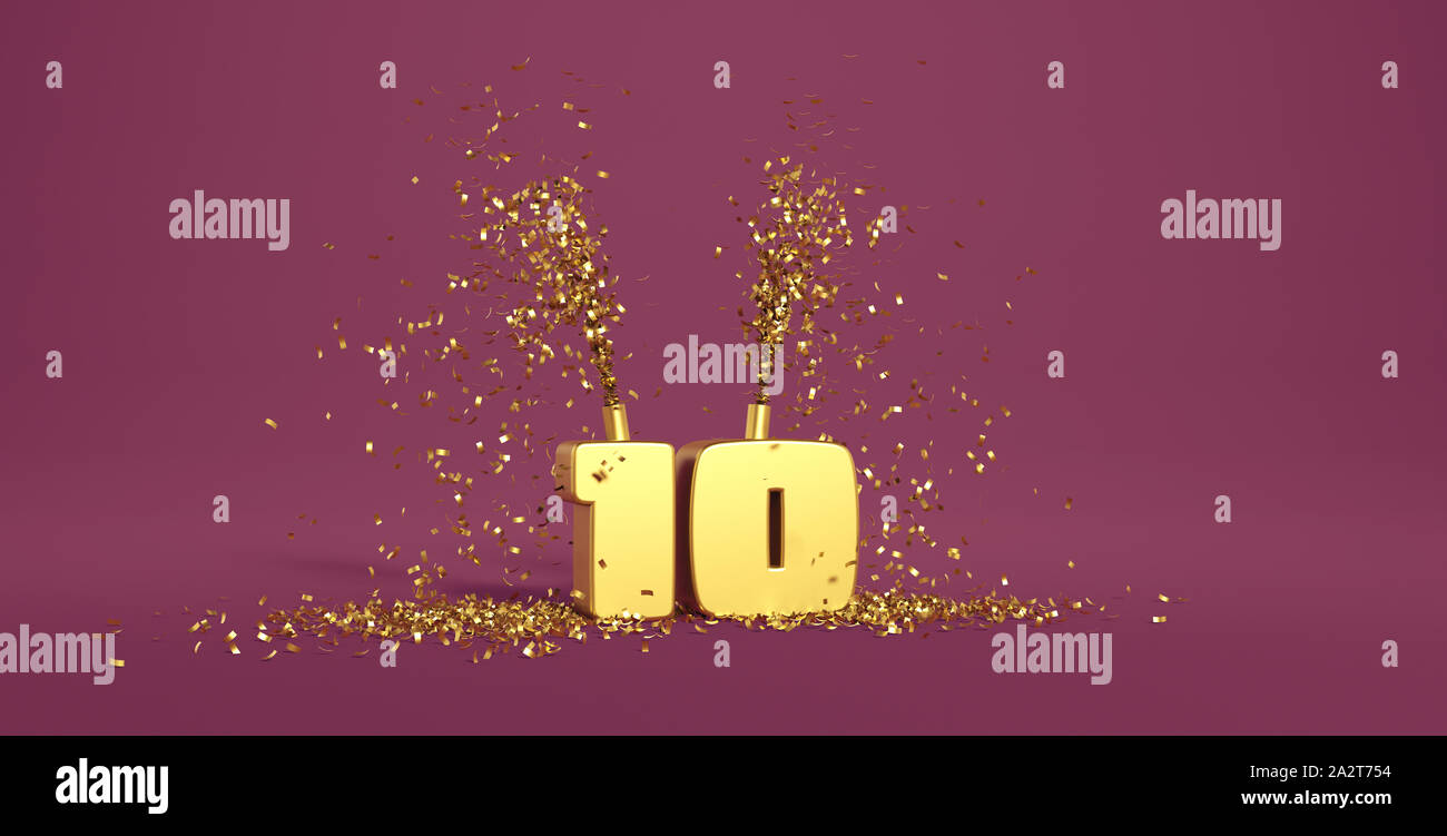 Happy 10th birthday hi-res stock photography and images - Alamy