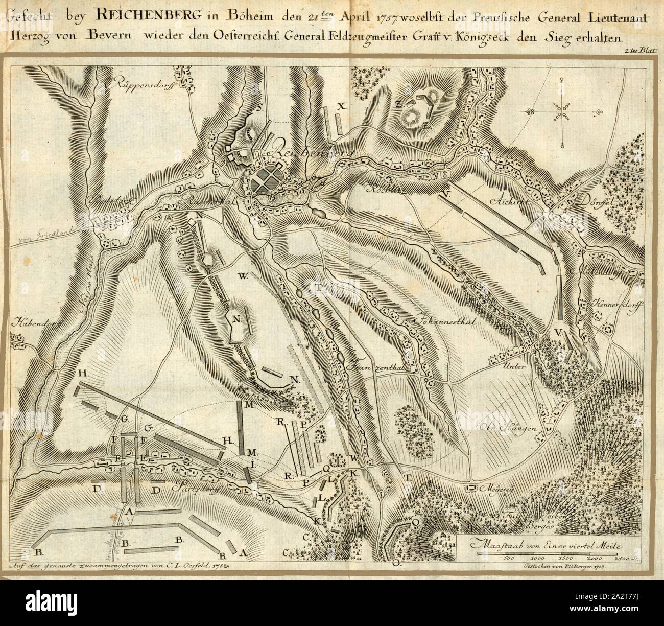 Battle of reichenberg on april 21 hi-res stock photography and images ...