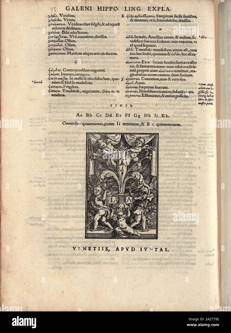 Galeni extra ordinem classium libri hi-res stock photography and images ...