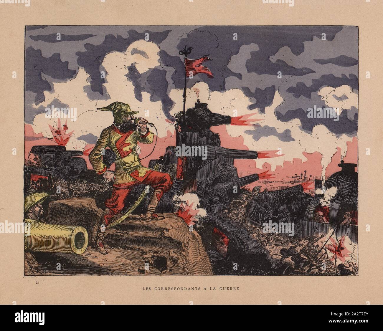 Correspondents to the War, Figure of a correspondent during the 19th ...