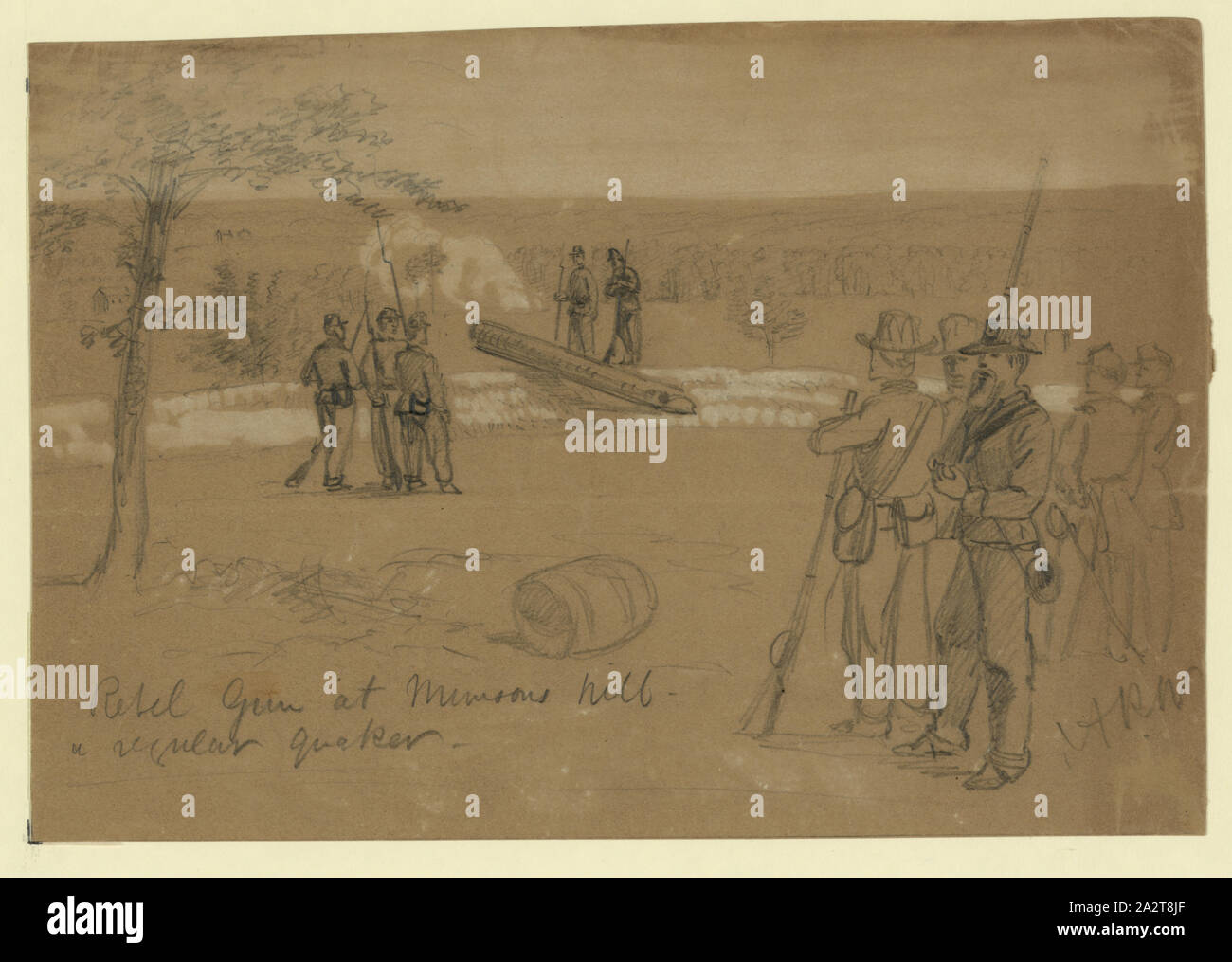 Quaker gun hi-res stock photography and images - Alamy