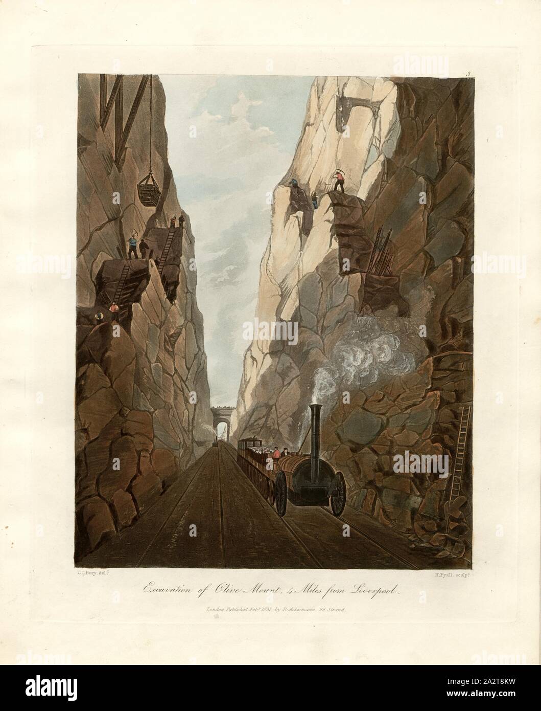 Excavation of Olive Mount, 4 Miles from Liverpool, Pathway Olive Mount ...