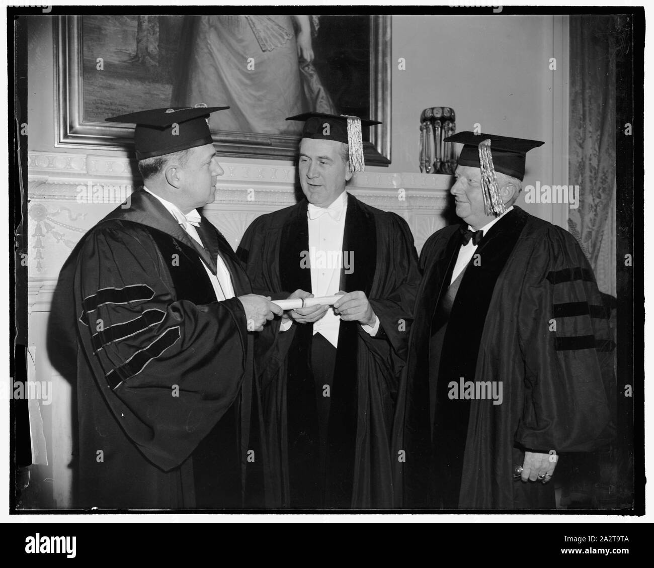Where they both received honorary degrees Cut Out Stock Images ...