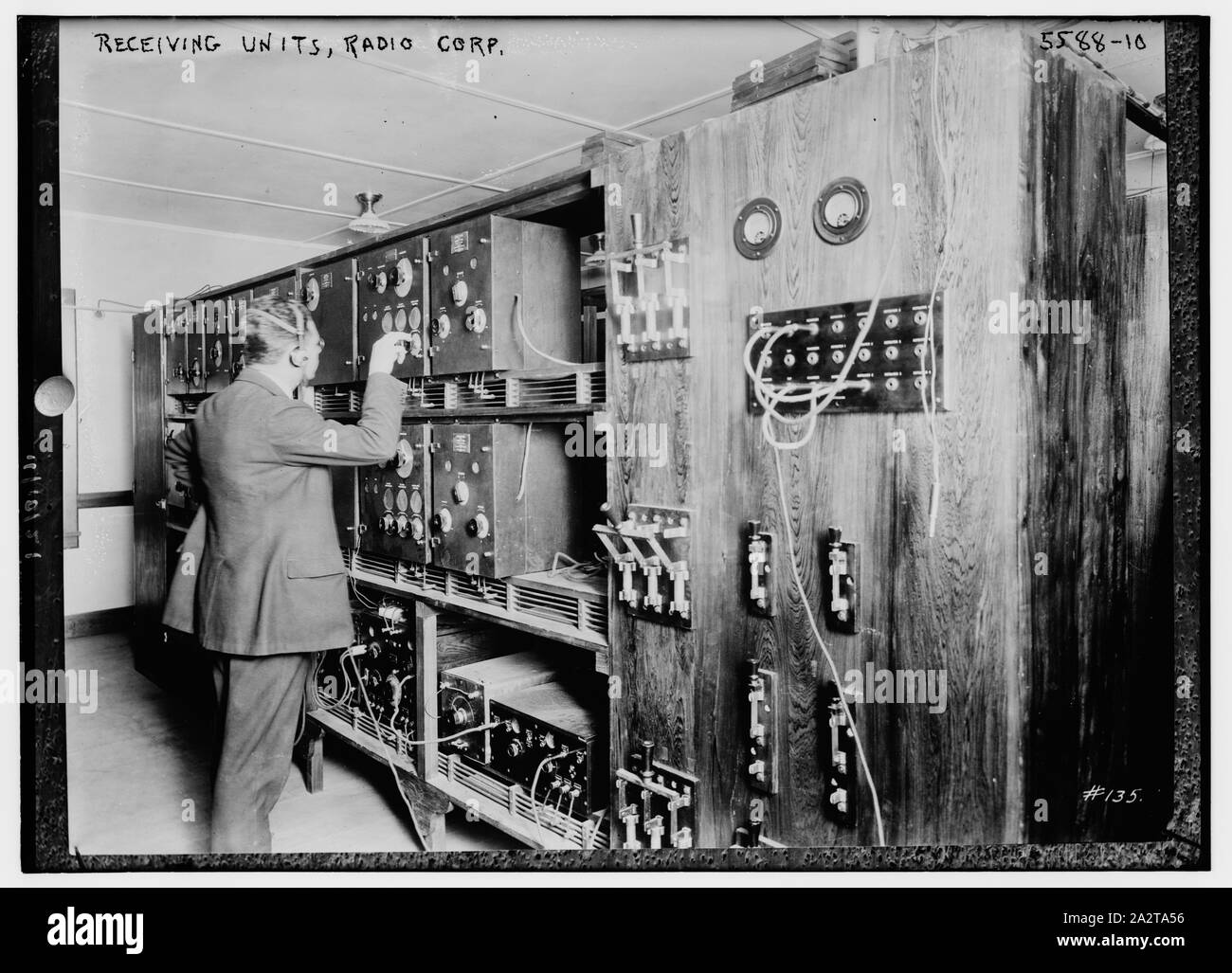 Receiving units-- Radio corps Stock Photo - Alamy