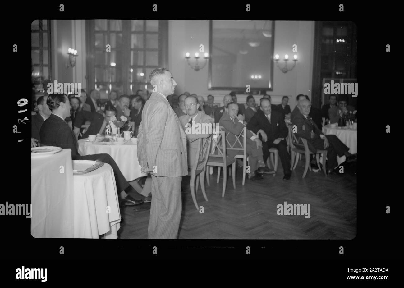Reception at King David Hotel, Oct. 16, '40 for Egyptians Ibrahim el ...