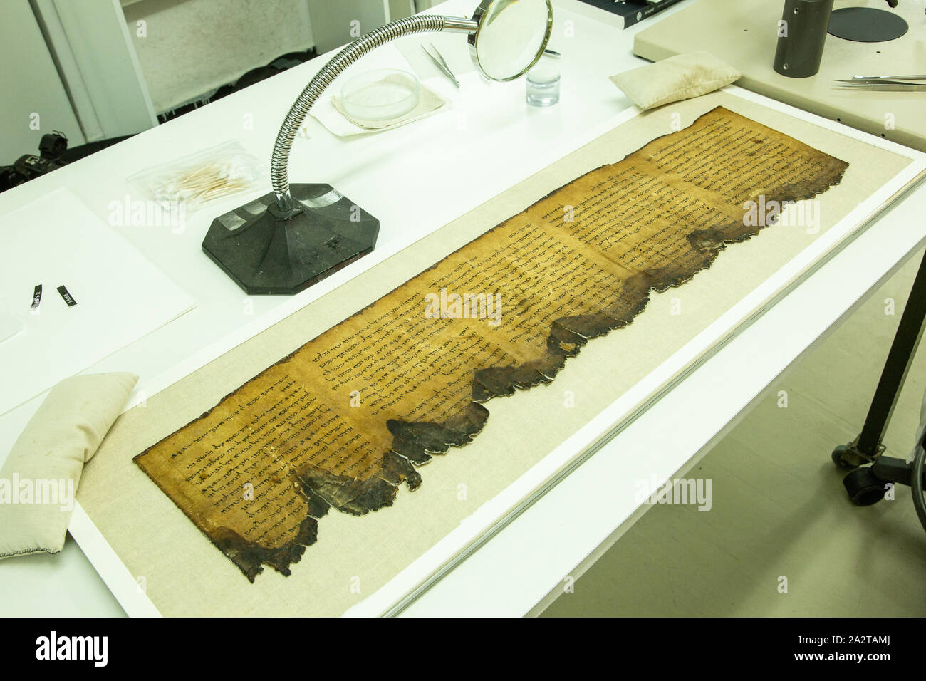 Dead Sea Scrolls in the Shrine of the Book in the Israel Museum ...
