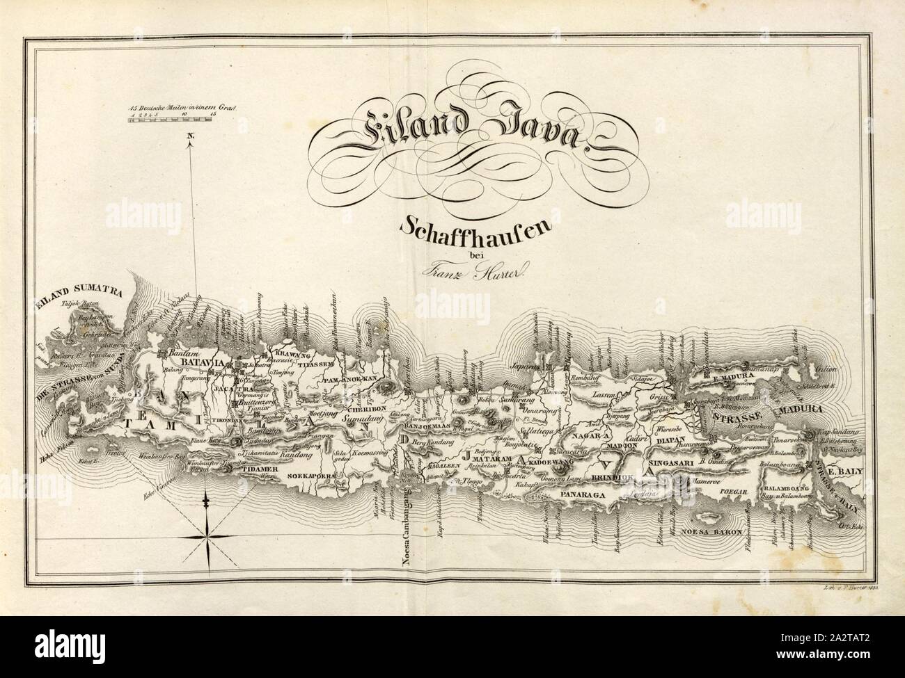 Map of the island of java hi-res stock photography and images - Alamy