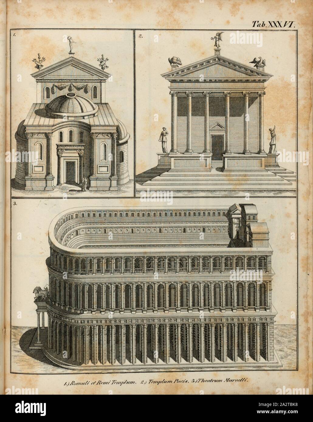 1. Temple of Romulus and Remus, 2. Temple of Peace, 3. Temple of ...