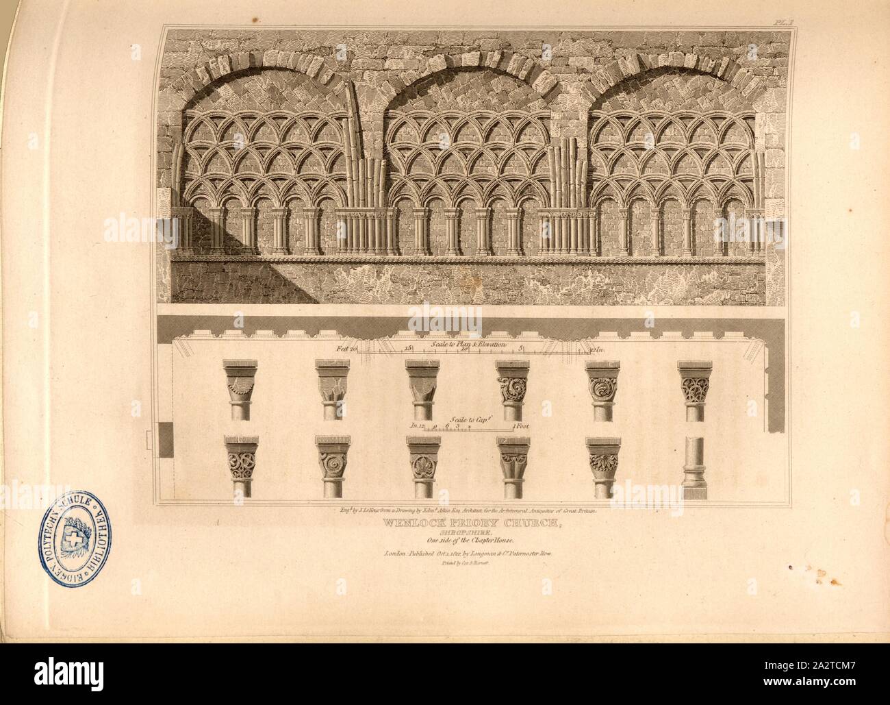 Wenlock Priory Church, Shropshire, Details of Wenlock Abbey in ...