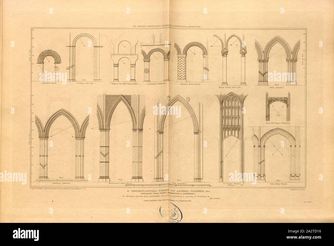 Architectural Drawing Arch Stock Photos & Architectural Drawing Arch ...