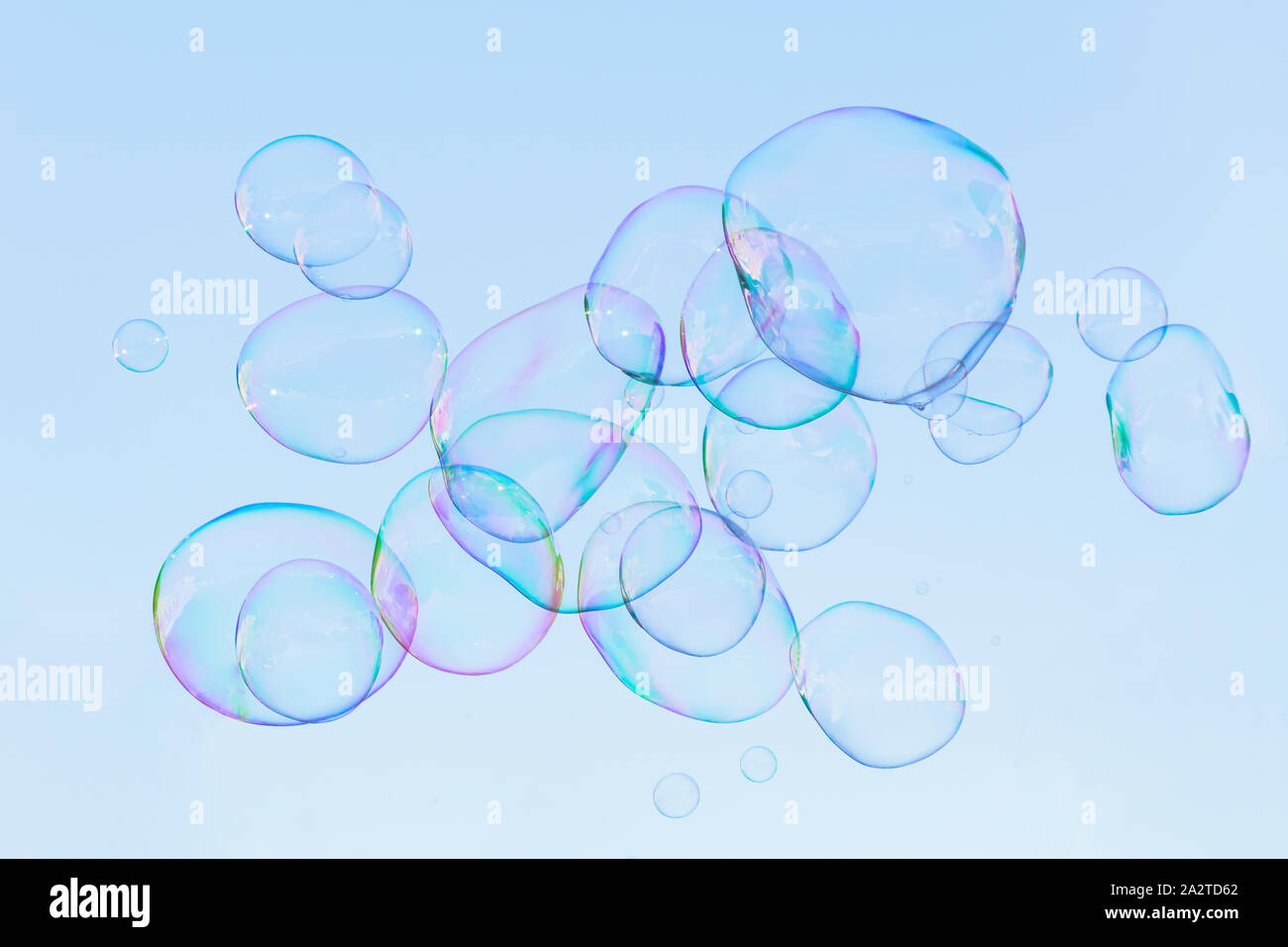 Beautiful blowing soap bubbles hi-res stock photography and images - Alamy