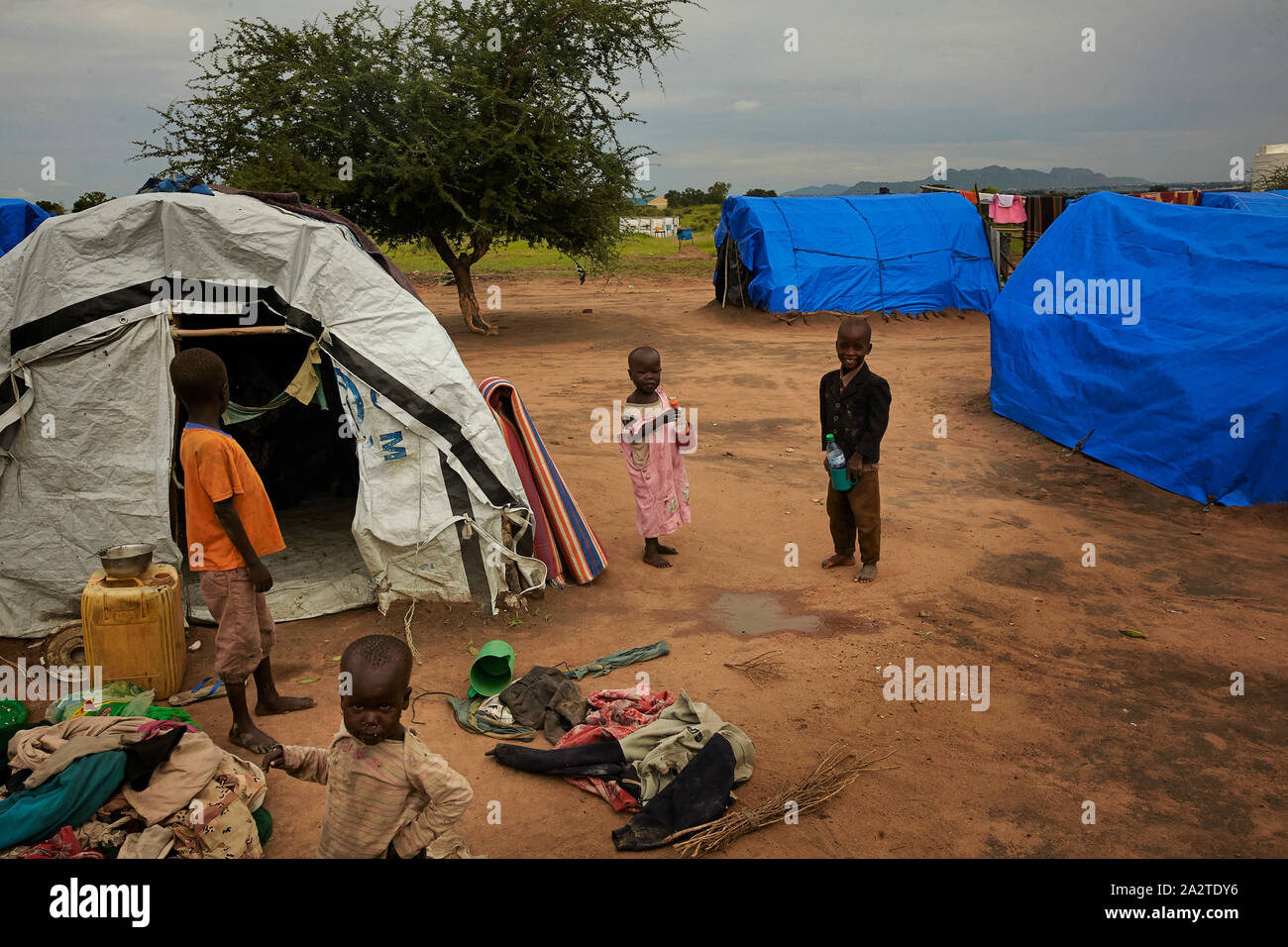 South Sudan Juba refugeecamp Gumbo IDP camp Moeder Cecilia Adjen (22 ...
