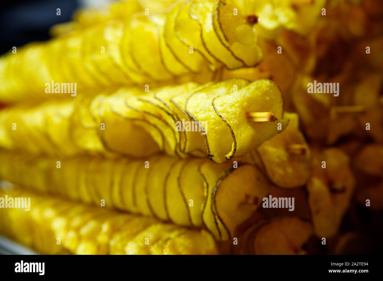 crispy potato chips snack texture background. potato Stock Photo - Alamy