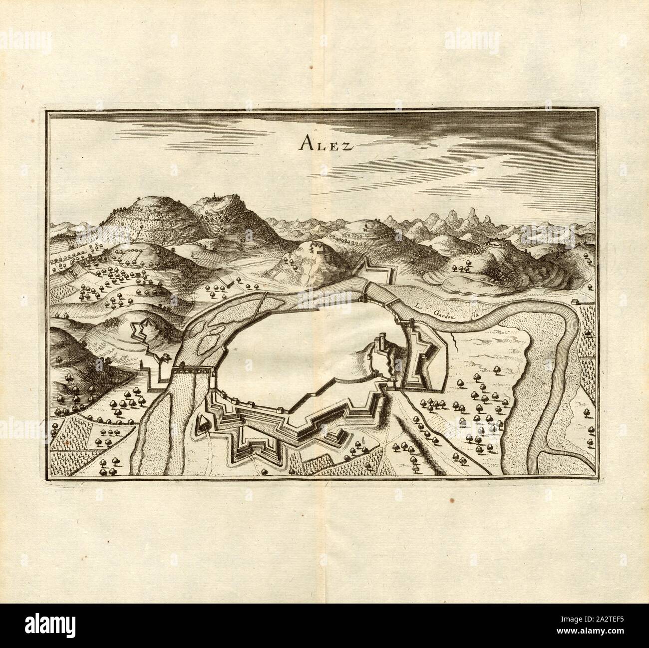 Plan of aleth in france hi-res stock photography and images - Alamy