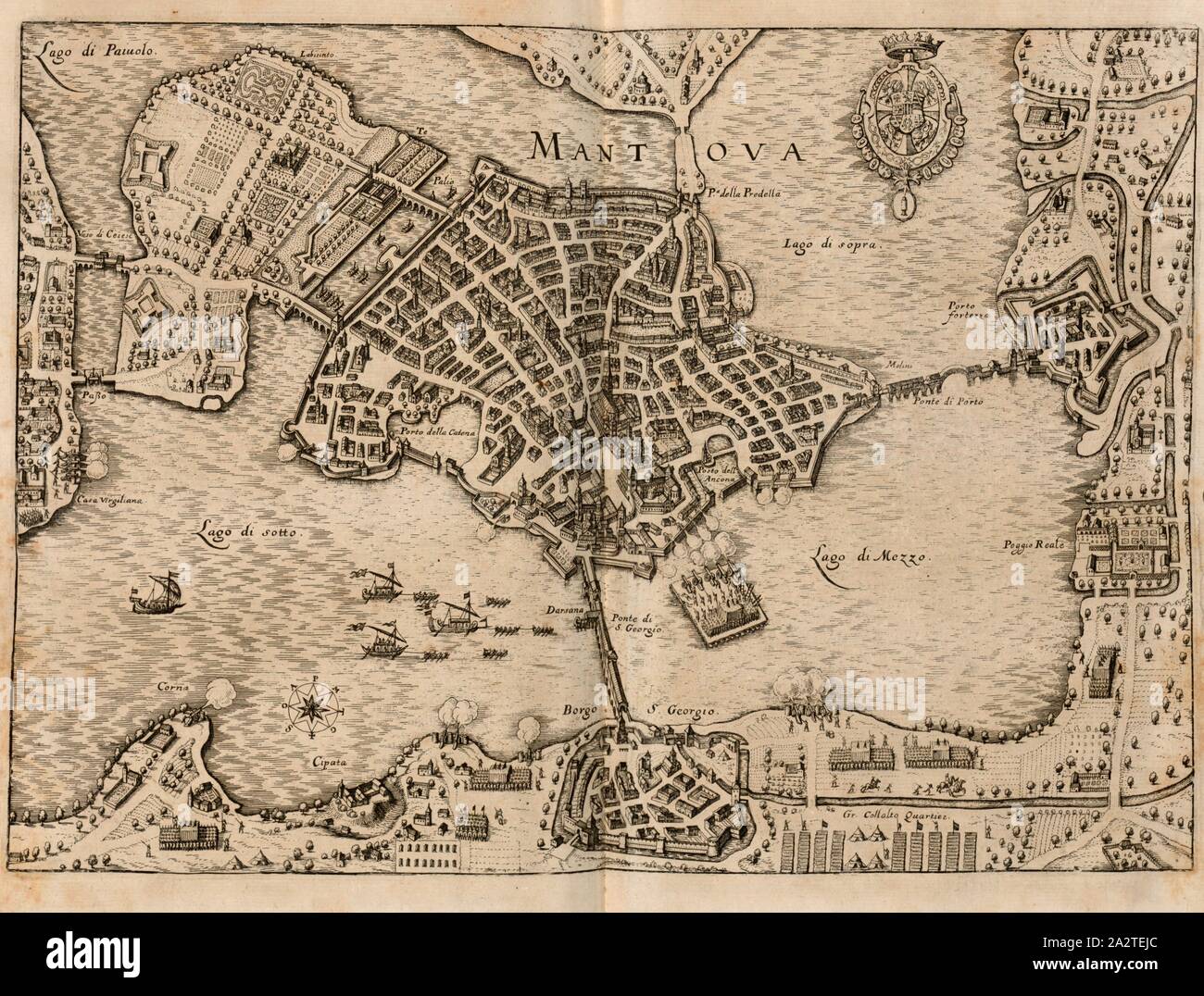 Mantova map hi-res stock photography and images - Alamy