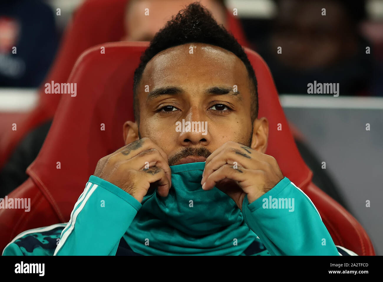 Subs bench at the emirates stadium hi-res stock photography and images ...