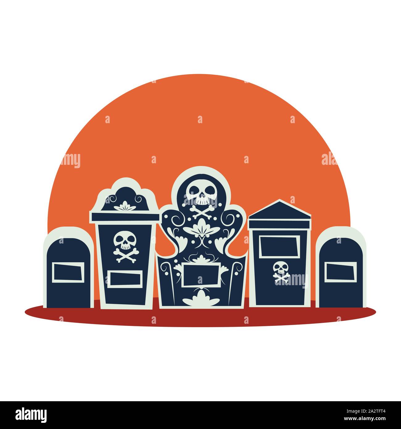 Graveyards Stock Vector Images - Alamy