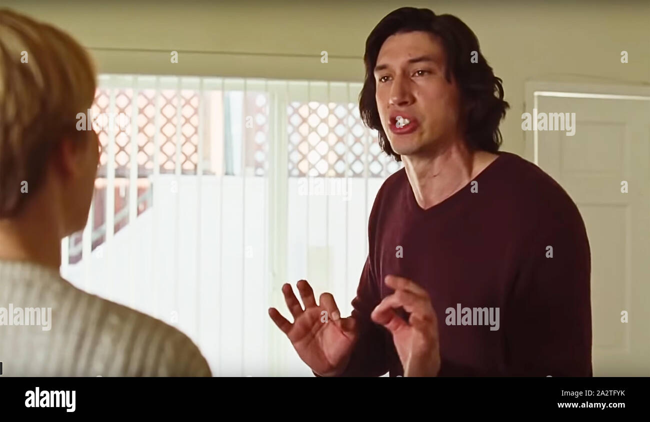 USA. Scarlett Johansson and Adam Driver in a scene from the ©Netflix ...