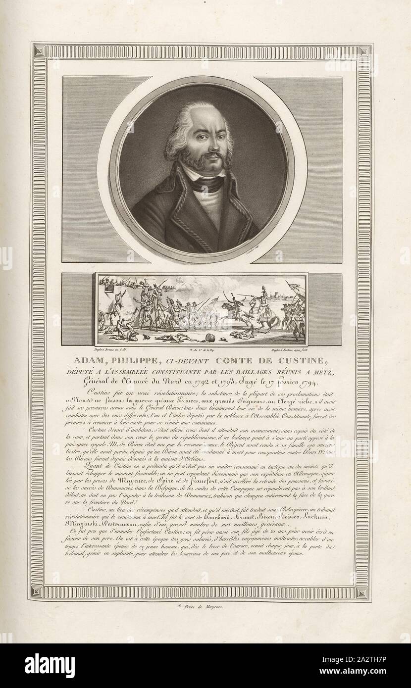 Adam philippe de custine hi-res stock photography and images - Alamy