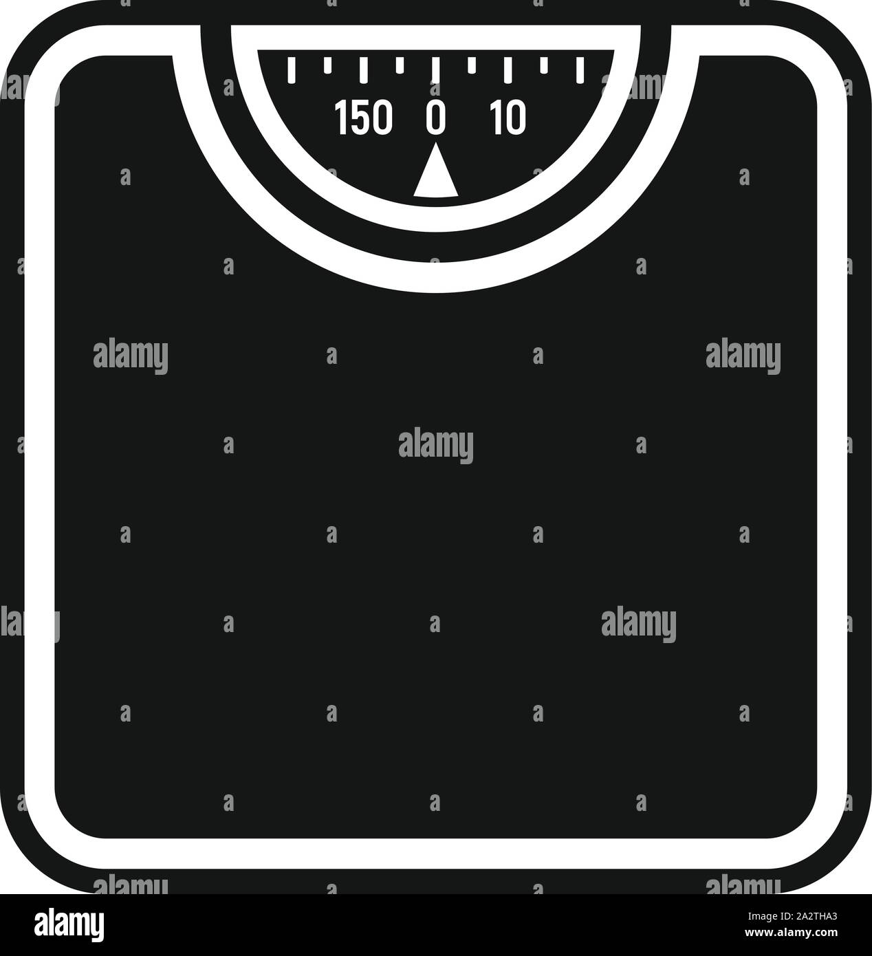 Room scales icon. Simple illustration of room scales vector icon for ...