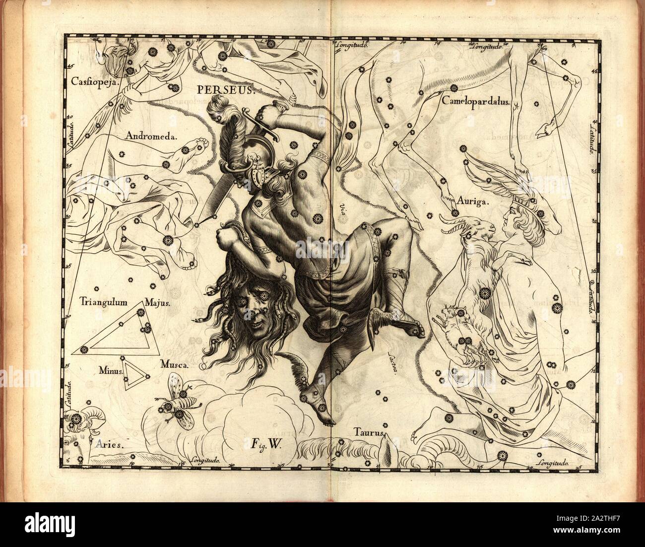 Perseus constellation map hi-res stock photography and images - Alamy