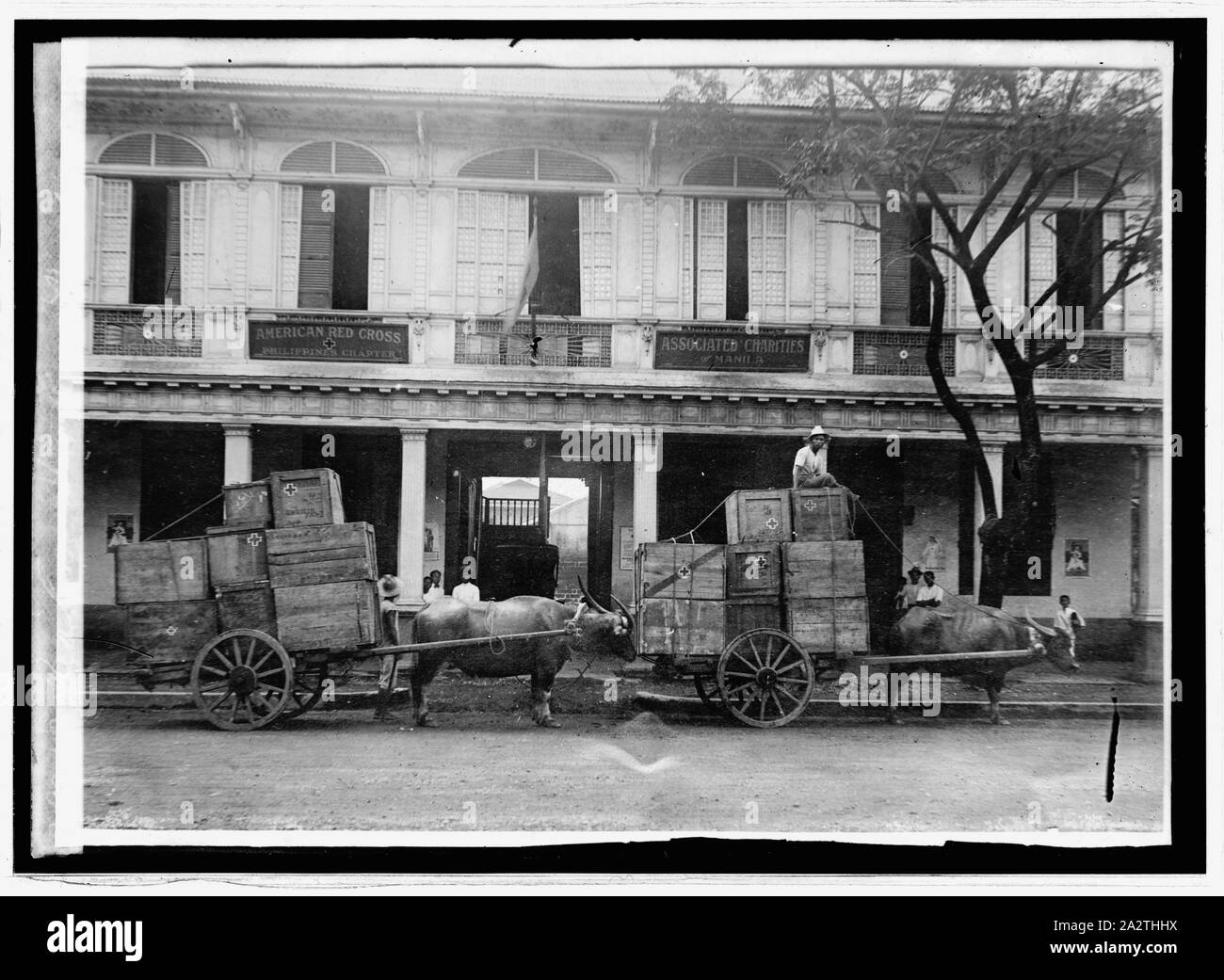 Red Cross store room, Manila Stock Photo - Alamy