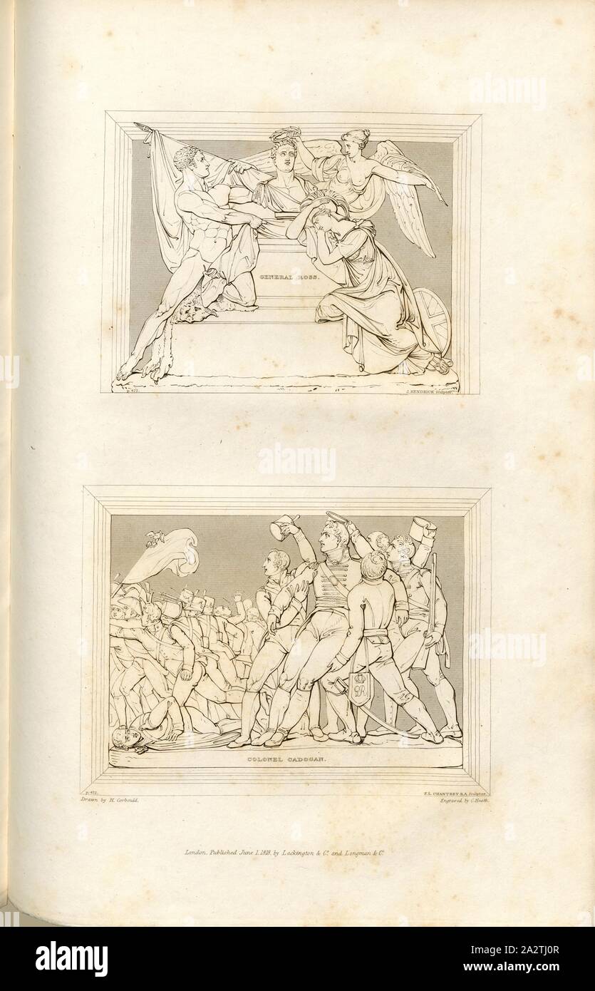 Colonel Cadogan and General Ross, Monuments to Colonel Henry Cadogan ...