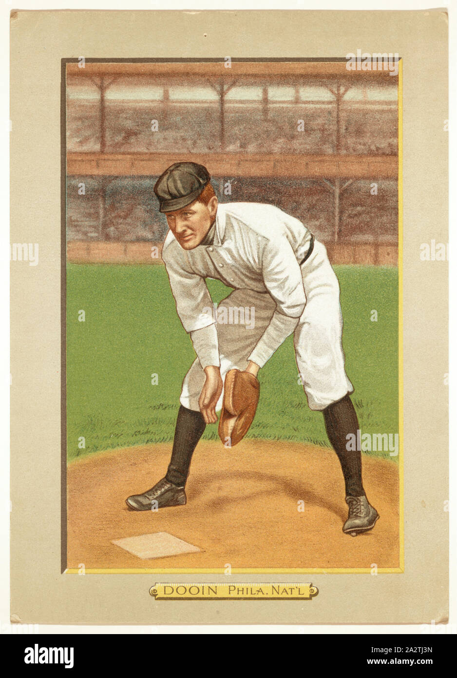 Red Dooin, Philadelphia Phillies, baseball card portrait Stock Photo ...