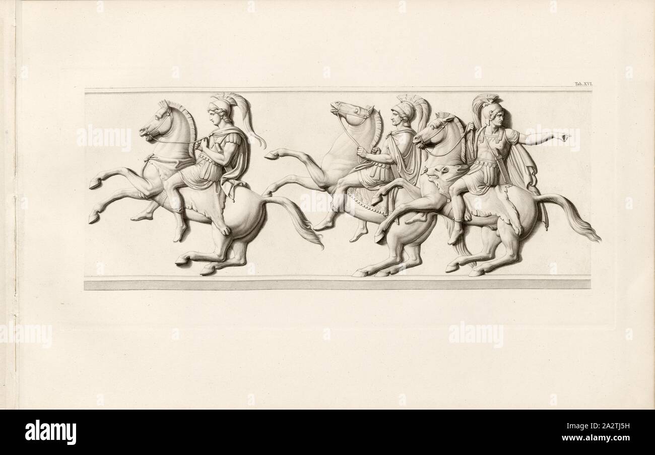 Three army leaders of Alexander the Great, Hephastion, Parmenio and ...