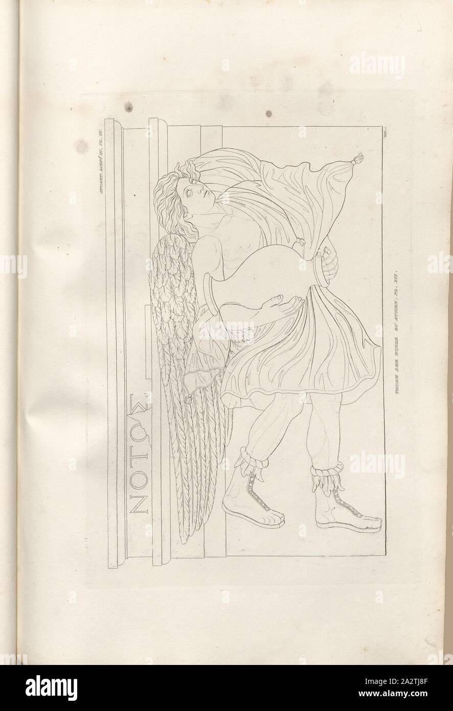 Wind god notos hi-res stock photography and images - Alamy