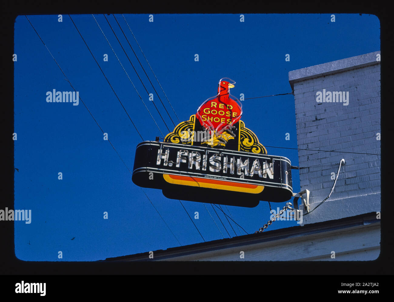 Red Goose Shoe sign, Port Gibson, Mississippi Stock Photo - Alamy