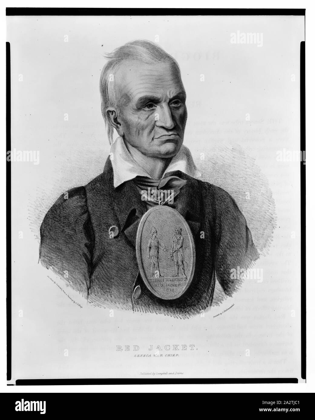 Red Jacket. Seneca war chief Stock Photo - Alamy