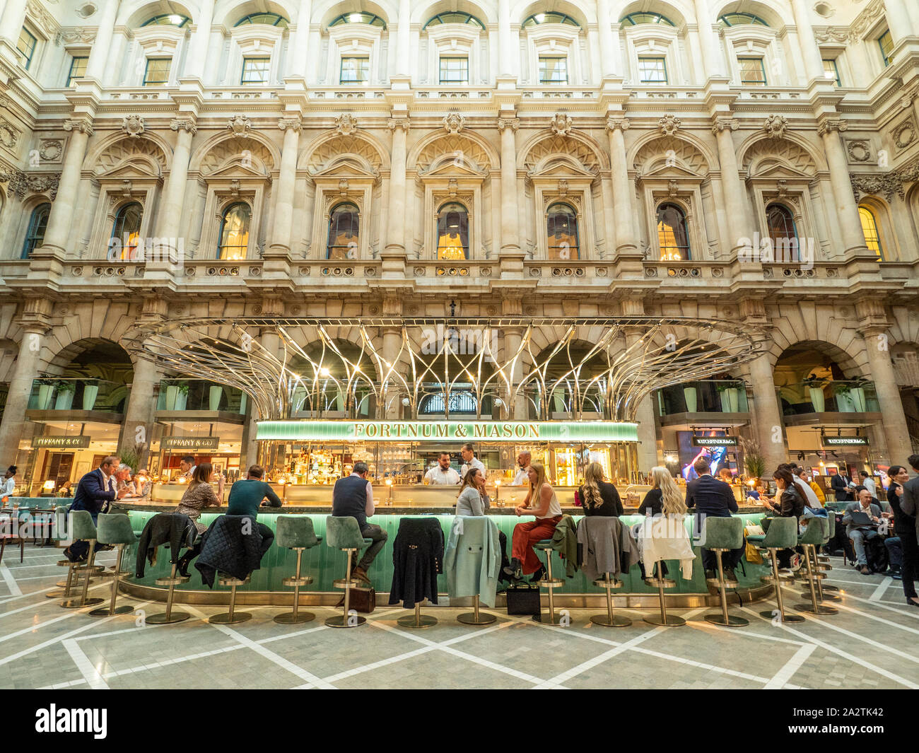 The Royal Exchange, now a luxury shopping location with Fortnum and ...