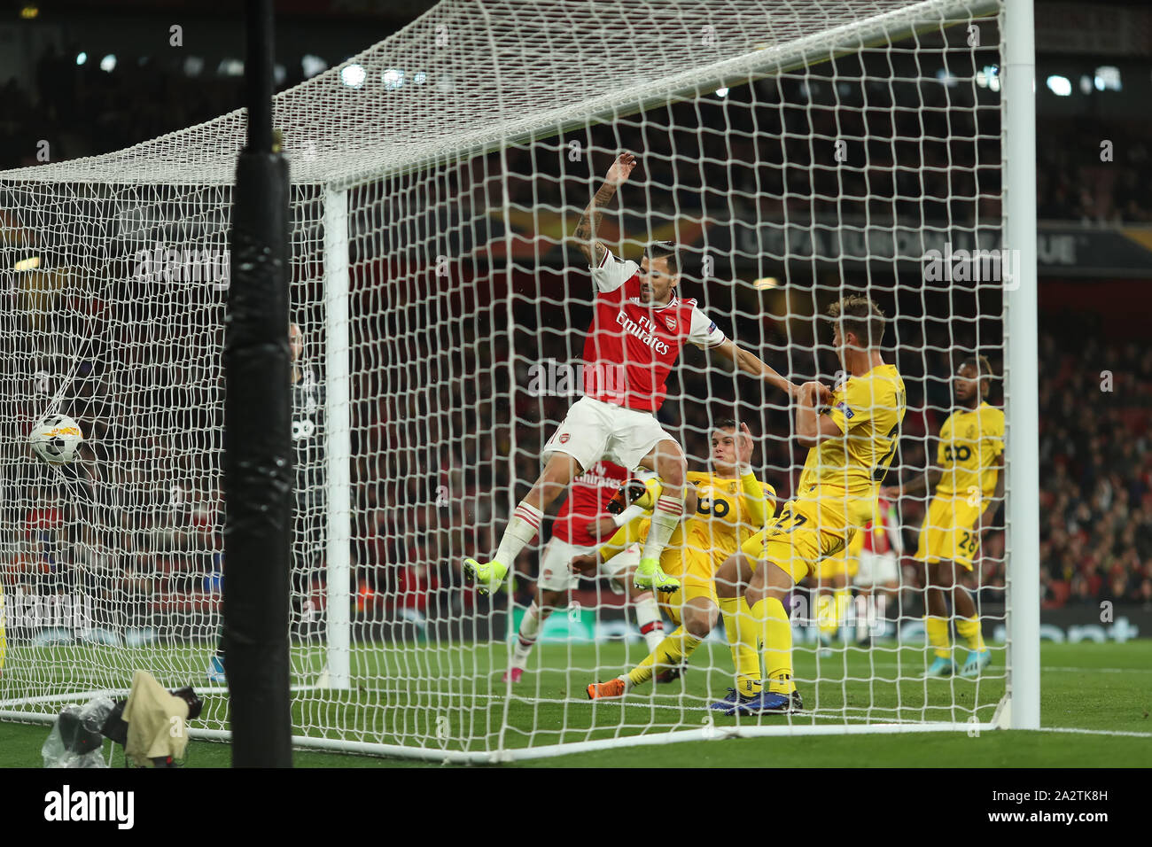 Emirates Stadium, London, UK. 3rd Oct, 2019. UEFA Europa League ...