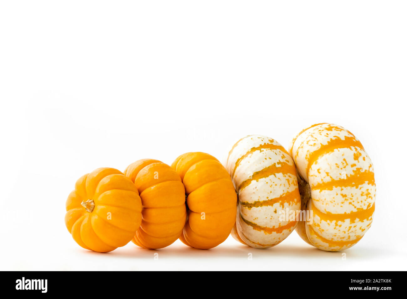 Stacked pumpkins on white hi-res stock photography and images - Alamy