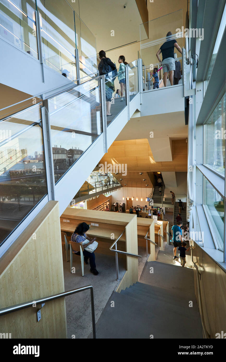 Hunters Point Community Library, designed by Steven Holl Architects ...